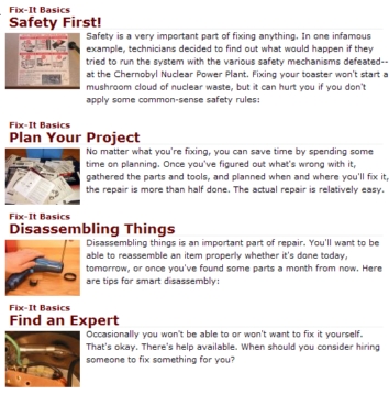 그야말로 기본적인 수리 지침서