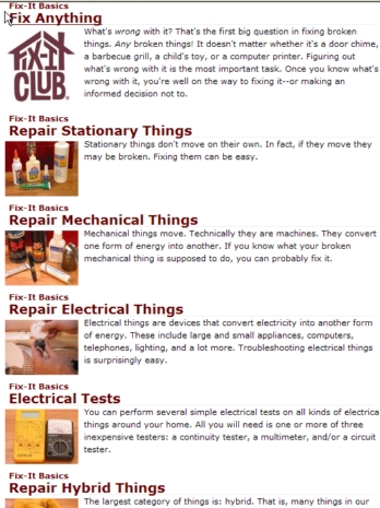 아무거나 고치는거부터 시작해 가전 제품 고치는 법까지